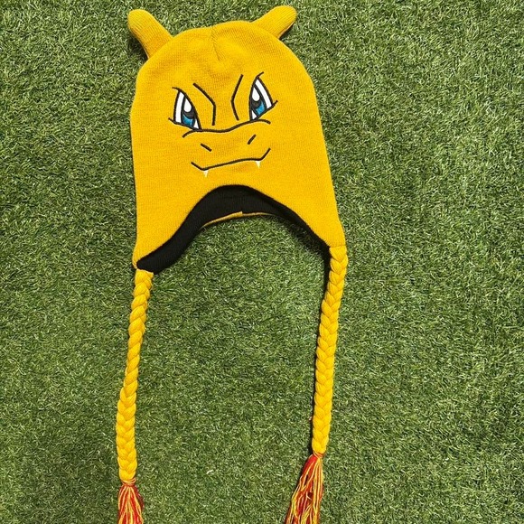 Accessories | Yellow And Black Pokmon Charmander Beanie Pokemonhat ...